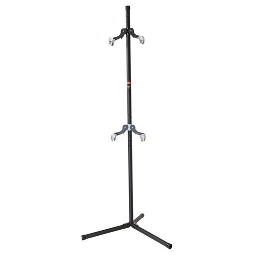 イベラ(IBERA) IB-ST9 アジャスタブルバイシクルハンガースタンド 2台掛けタイプ ツヤ消しブラック