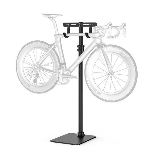 REMIXORI 自転車 スタンド ディスプレイスタンド 日本語取扱説明書 フック掛け式 77-140CM高さ調整可能 横置き 倒れない スチール製 頑丈 サビ防止 サイクルスタンド ロードバイク クロスバイ…