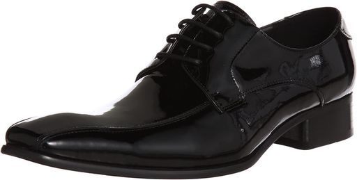 [サラバンド] ビジネスシューズ 内羽根 ストレートチップ レースアップ 7770 メンズ ブラックエナメル 28.0 CM 3E