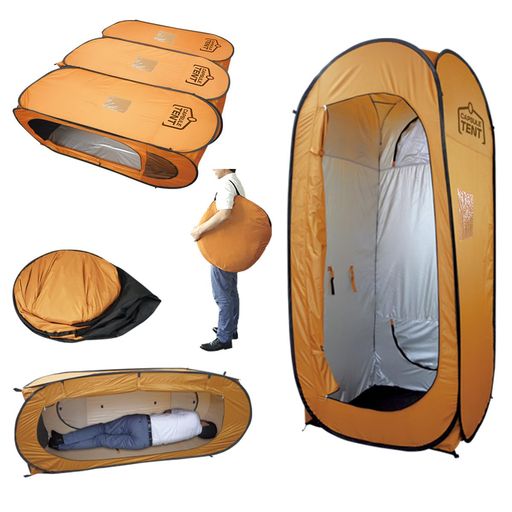 3WAYで使用可能 非常用一人テント カプセルテント CAPSULE TENT BR-988