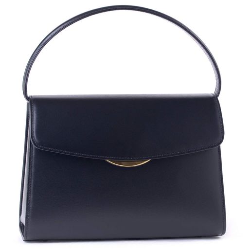 [アウローラ] AURORA 本革ブラックフォーマルバッグ 3WAY留め具 Mサイズ 黒 レザー 日本製 冠婚葬祭 弔事 お受験 結婚式 入学式 (ブラック)