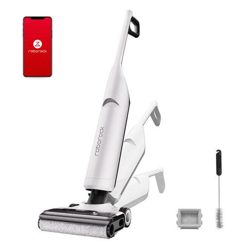 ROBOROCK(ロボロック) FLEXI 水拭き掃除機 【アプリ対応可能】 吸引&水拭き2IN1コードレス掃除機 乾湿両用 ブラシ自動洗浄&乾燥 180°フルフラット掃除対応 電動モップ 壁際1MM清掃 17000PAパワフ…