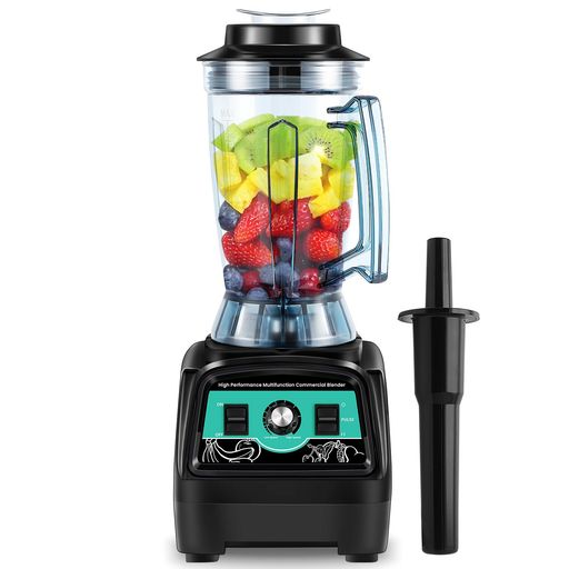 HUANYU 2800W ブレンダー 3.9L 業務用ミキサー 大容量 高速回転 一台多役 氷も砕ける 果物/野菜ジュース/離乳食/豆乳/スムージー ジュースミキサー PSE認証 過熱保護 日本語説明書付き