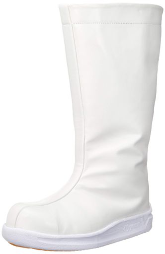 [日進ゴム] 作業靴 ハイパーV #5400 耐油 防滑 軽量 先芯入り メンズ ホワイト 25.5