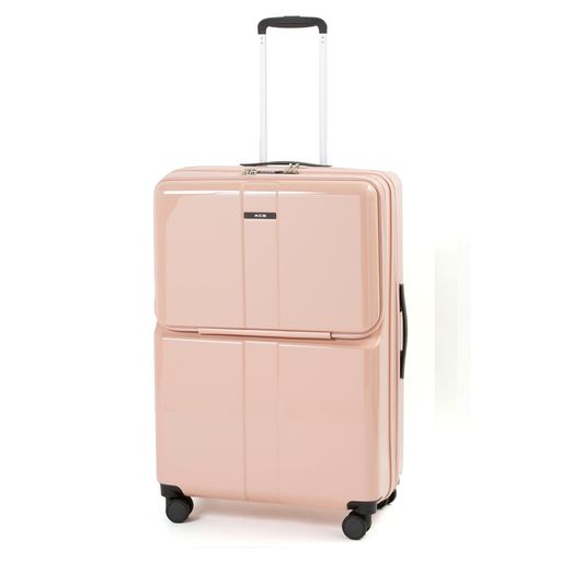 [エース] スーツケース フォールズ 4KG NO.06906 57L(拡張時) エキスパンド機能 キャスターストッパー フロントポケット付 15.6INCHPC収納 63 CM ピンクベージュ ONE SIZE