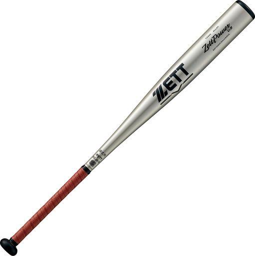 ゼット(ZETT) 硬式野球 バットパワーGB 金属製(超々ジュラルミン) 84CM 900G以上 シルバー(1300) 日本製 BAT10384C