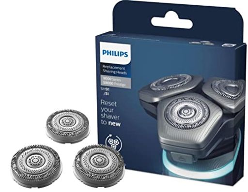 フィリップス 替刃 9000シリーズ シェーバー 純正 (デュアルスティールプレシジョン刃) SH91/51