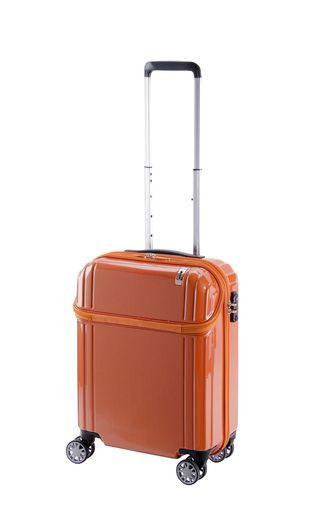 [トラベリスト] スーツケース トップオープン S 機内持込可 35L 53CM 3.3KG 76-30487 7オレンジカーボン