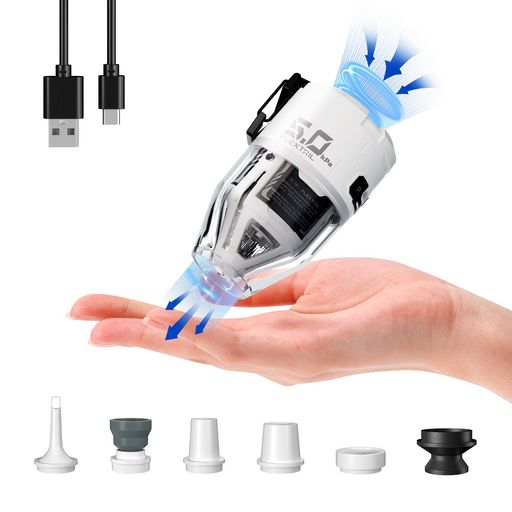 FLEXTAILGEAR MAX PUMP 3 エアポンプ 電動ポンプ 携帯ポンプ 5KPA気圧 650MAH*3電池内蔵 USB充電式 照明ライト付き キャンプライト テントライト 空気入れ 空気抜く エアーベット 圧縮袋 浮き輪 キャ…