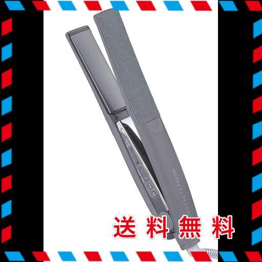 テスコム ヘアアイロン プロテクトイオン 25MM 海外対応 温度調整/ロック/メモリー機能 自動OFF 開閉ロック NIS500A ラク抜きプラグ スモーキーグレー NIS500A-H