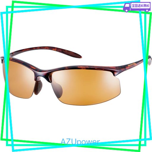 SWANS (スワンズ) スポーツ 偏光 サングラス エアレス ムーブ SAMV-0065 DMBR デミブラウン