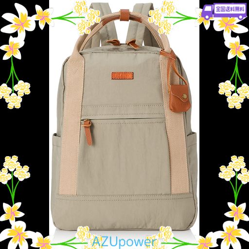 [トーラ] リュック リンクルナイロンB/カウレザー レディース LGY(ライトグレー) FREE SIZE