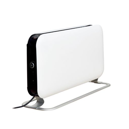 MILL ミル コンベクションパネルヒーター 1000W 最大6畳 温度調節機能 24時間切タイマー付 シンプルパネル操作 オーバーヒート制御機能 転倒オフスイッチ ホワイト YSG-1000LED