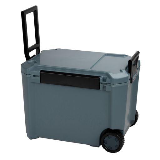 JEJアステージ 座れる 高保冷力 クーラーボックス COREFLUX (コアフラックス) インディゴグレー 44L 日本製[幅592×奥行419×高さ435MM]レジャー スポーツ 部活 アウトドア 鍵穴付き ピクニック 水…