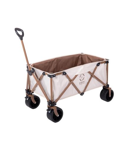 スモア ワンタッチストレージワゴンII リニューアル 大荷物を一気に運べる キャンプ アウトドア SMOFTTY009A