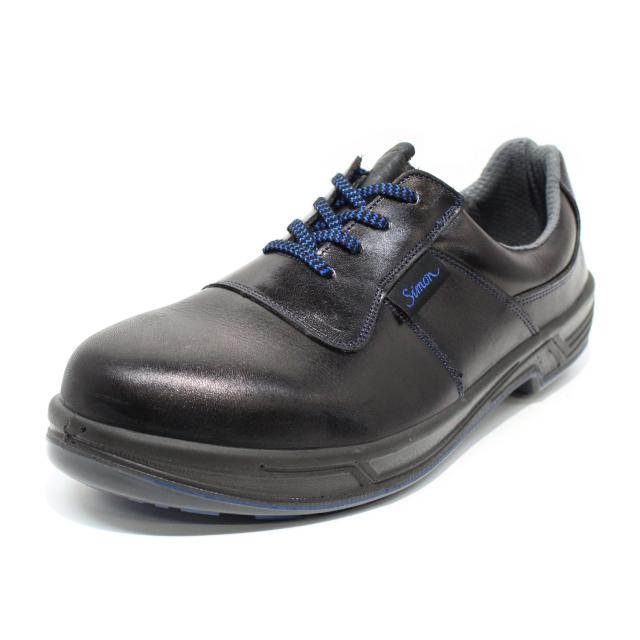 [シモン] 安全靴 短靴 JIS合格 安全性 快適性 耐滑性 クッション性 8511黒 メンズ 黒 24.5 cm 3E