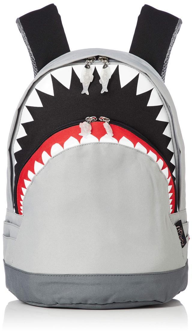 MORN CREATIONS シャークバッグパック Mサイズ グレー