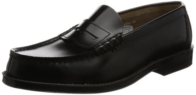 ハルタ ローファー トラディショナル 4E 本革 メンズ 9064 ブラック 27 cm 4E