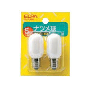 エルパ (ELPA) ナツメ球 電球 照明 E12 100V 5W ホワイト 2個入 G-10Bの通販はau PAY マーケット - エムロード | au PAY マーケット－通販サイト