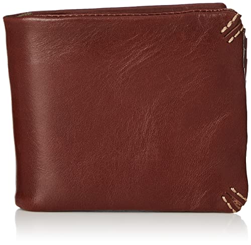 カナザワイチキュウロクイチ 二つ折り財布 OLI-998 2つ折り財布 べら付 オイルレザー 牛革 ダークブラウン