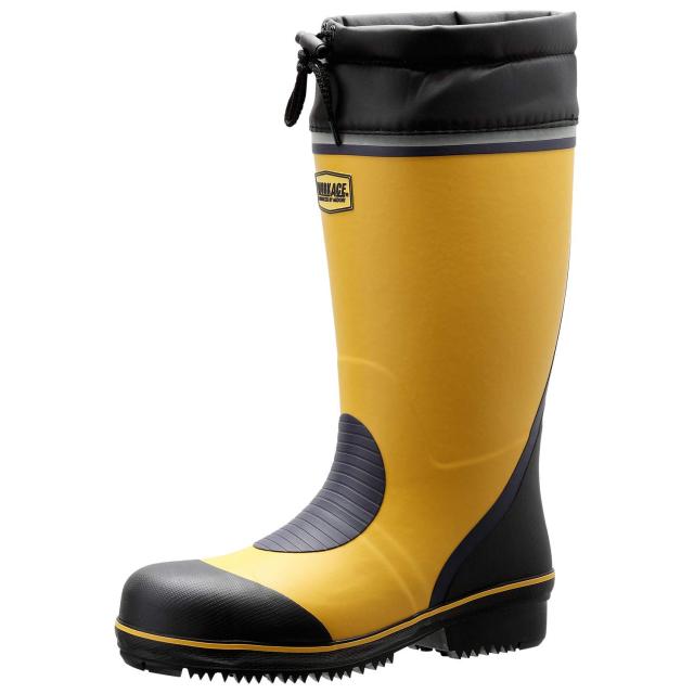 ミドリ安全 ワークエース 雪上用 安全作業靴 長靴 先芯入り 耐滑 反射テープ 777 防寒 イエ ロー 25.5 cm