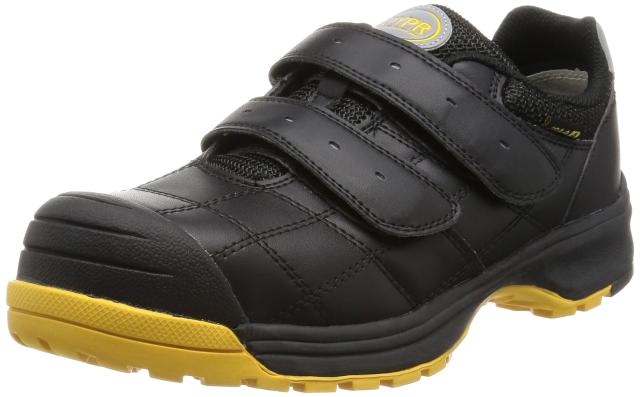 ドンケル Dynasty プロ 安全靴 スニーカー マジック式 耐滑 耐衝撃 耐摩耗 JSAA A種(普通作業用) DYPR-22M ブラック ブラック 24