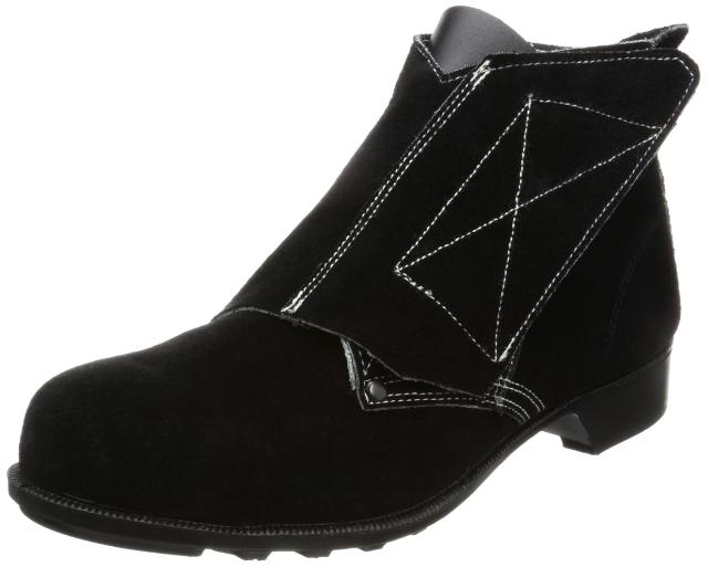 ドンケル 安全靴 短靴 耐熱 溶接 高炉 旋盤前等 JIS T8101革製S種合格品(V式) T-2ベロア メンズ ブラック 24