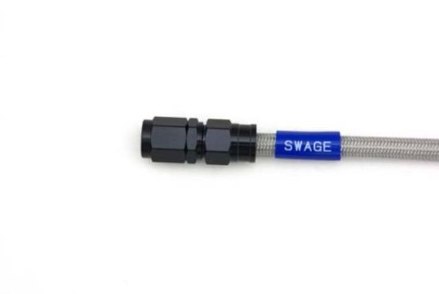 スウェッジライン(Swage Line) SWAGE LINE イージーオーダーブレーキホース 汎用ホース ストレートフィッティング アルミ ...