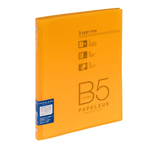 キョクトウ スリムバインダー パペルール 26穴 B5 LN35OR オレンジの通販はau PAY マーケット - ECプライム | au PAY マーケット－通販サイト