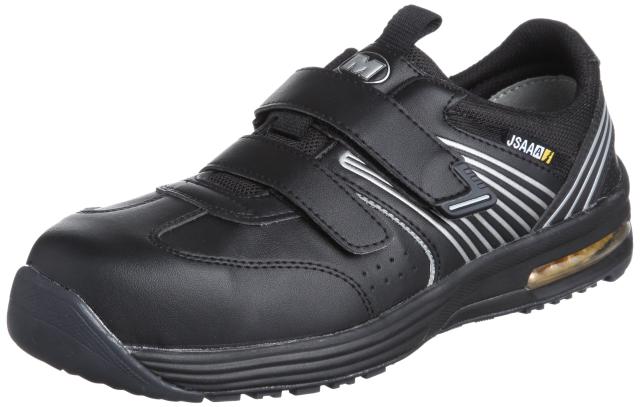 ミドリ安全 先芯入りスニーカー ［ワークプラス・エアHG］ ISA805静電 ブラック 26．0cm