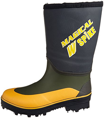 マルゴ 長靴 防滑スパ イク Wピン 軽量 反射素材 履き口フード