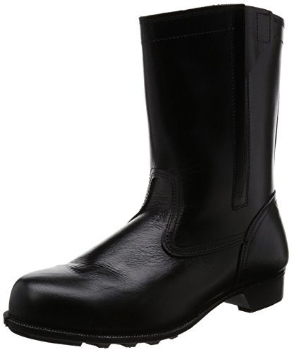 ドンケル 安全靴 半長靴 チャック付 JIS T8101革製S種合格(V式) 606T メンズ ブラック 26.0 cm