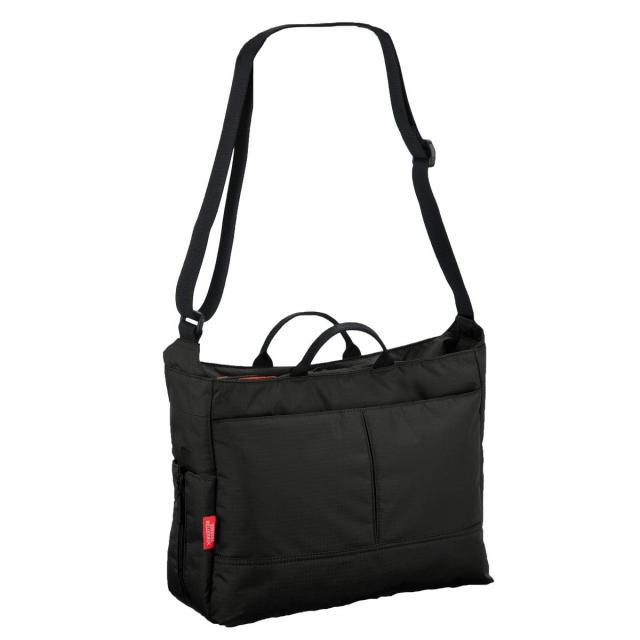 [マンハッタンパッセージ] MANHATTANPASSAGE 2506bkスタイリッシュ A4ショルダーバッグ コミューター