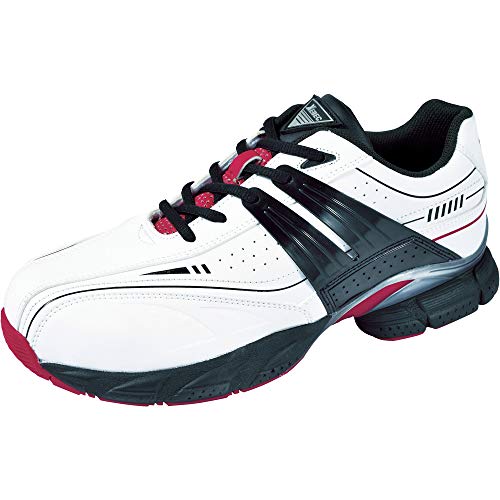 ジーベック 安全靴 作業靴 85131 スニーカー JSAA B種 衝撃吸収 スタビライザー 安定性 ひもポケット ホワイト 26.5cm