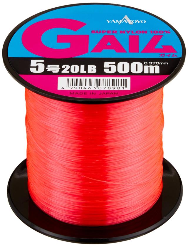 ヤマトヨテグス(YAMATOYO) ナイロンライン ガイム 500m 5号 20lb ピンクの通販はau PAY マーケット - エムロード | au PAY マーケット－通販サイト