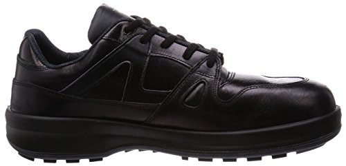 シモン 安全靴 短靴 JIS規格 耐滑 耐油 革製 安全スニーカー 8611 黒