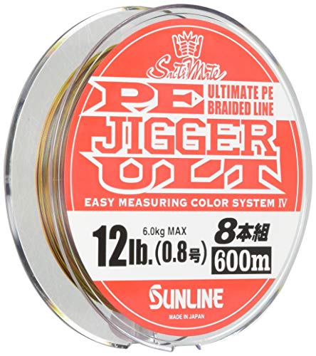 サンライン(SUNLINE) PEライン ソルティメイト ジガー ULT 8本組 600m 0.8号 12lb