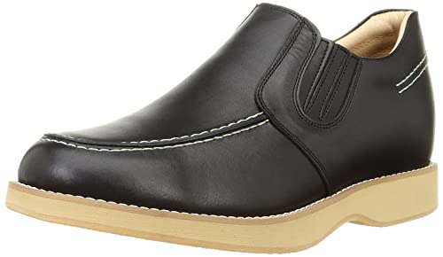 北嶋製靴工業所 シークレットシューズ サイドゴア カジュアルシューズ 牛革 日本製 幅広 5.5cm 身長アップ 4E スリッポン 523 メンズ