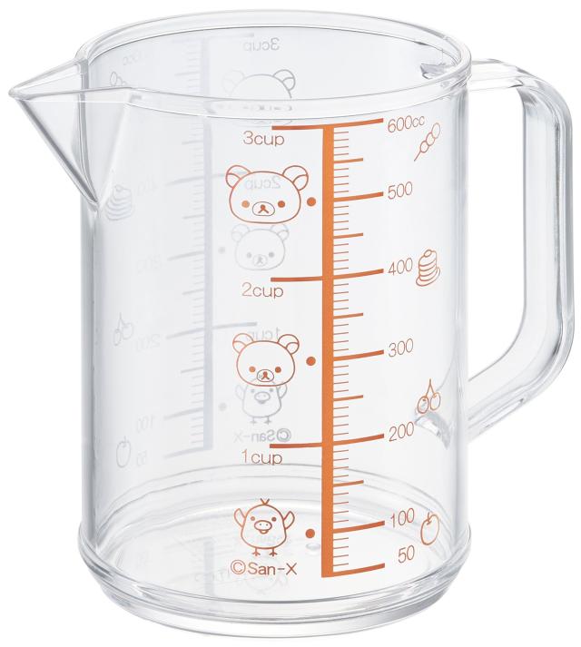 OSK(オーエスケー) 計量カップ リラックマ メジャーカップ 大 600ml 日本製 目盛り付 熱湯対応 持ち手付 かわいい おしゃれ 使いやすい の通販はau PAY マーケット ...