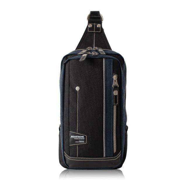 [ムスタッシュ] ボディバッグ・ワンショルダー JLG4650 ブラック