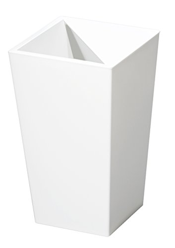 新輝合成(Shinki Gosei) トンボ ユニード カクス ゴミ箱 ゴミを見せない 5.5リットル ホワイト 幅17×奥行17×高さ28cm 蓋付き S-28 日本の通販はau PAY ...