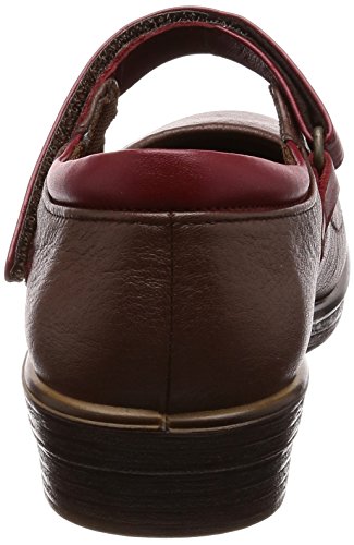 スポルス スニーカー 日本製 撥水 本革 マジック 4E 22~25cm レディース SP5630 ブラウンC 23.5cm