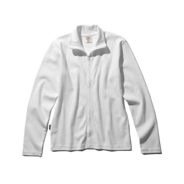 [アヴィレックス] デイリー スタンド リブ ジップジャケット DAILY STAND ZIP RIB JACKET 6153642 Sサイズ 001 WHITE