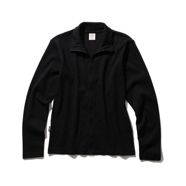 [アヴィレックス] デイリー スタンド リブ ジップジャケット DAILY STAND ZIP RIB JACKET 6153642 Lサイズ 009 BLACK