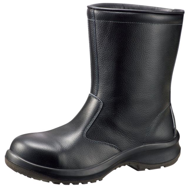 ミドリ安全 安全靴 半長靴 プレミアムコンフォート PRM240 静電 ブラック 24.5cm