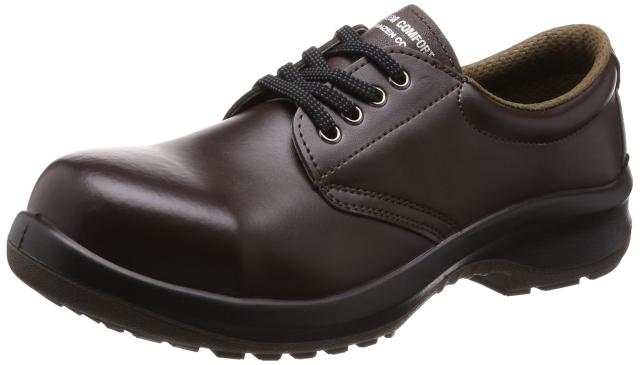 ミドリ安全 プレミアム ハイ・ベルデ 安全靴 JIS規格 短靴 ひも 耐油 耐薬品 普通作業 ワイド先芯 耐滑 PRM210NT ダークブラウン 26.0