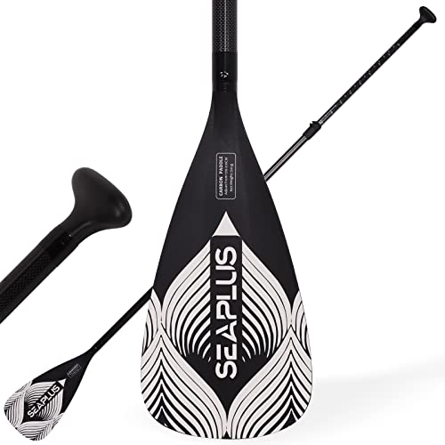 カーボン パドル 3ピースfor スタンドアップパドル ボード インフレータブル SUP / 167-214cm お好みのサイズに長さを調節できる