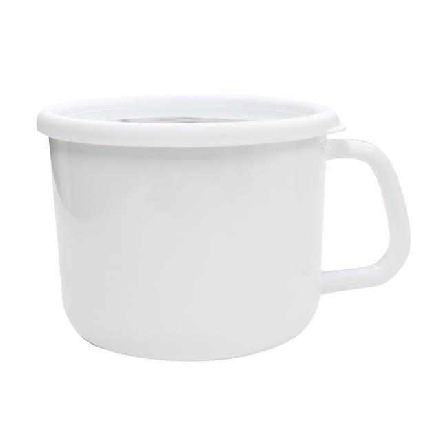 富士ホーロー ストックポット 保存容器 1.6L IH オーブン 冷凍 対応 コンテ 14cm KE-14MP LW ホワイトの通販はau PAY マーケット - くもいすとあ | au ...