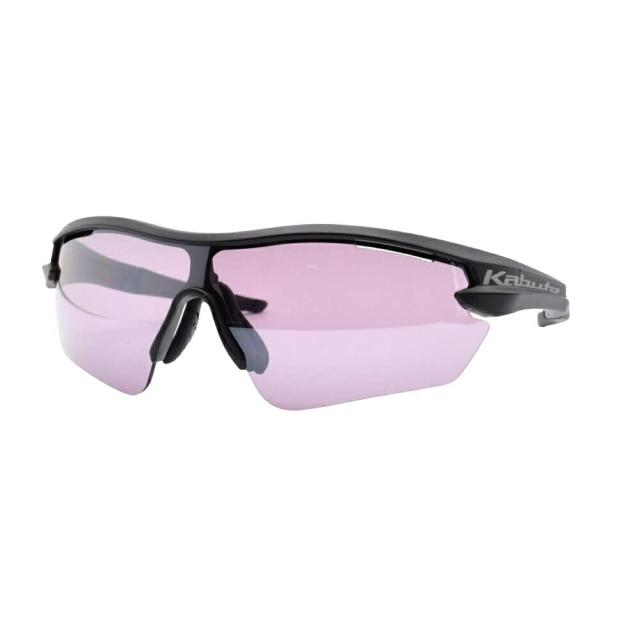 OGK KABUTO(オージーケーカブト) 自転車 スポーツサングラス/アイウエア 101 (レンズ2セット) マットブラック/撥水スペクトルモーブミラ
