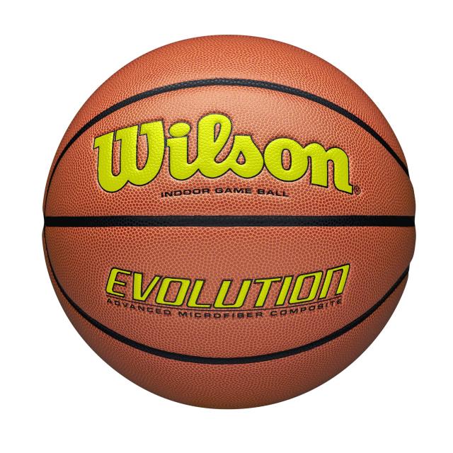 Wilson(ウイルソン) バスケットボール EVOLUTION (エボリューション) WTB0595XB0603 インドア用 6号/ 直径約23.2cm オレンジ/オプティカ